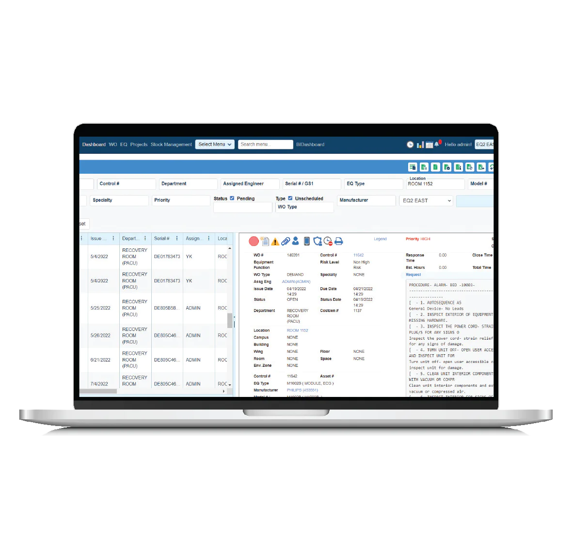 Healthcare Equipment Management CMMS - QRS Solutions